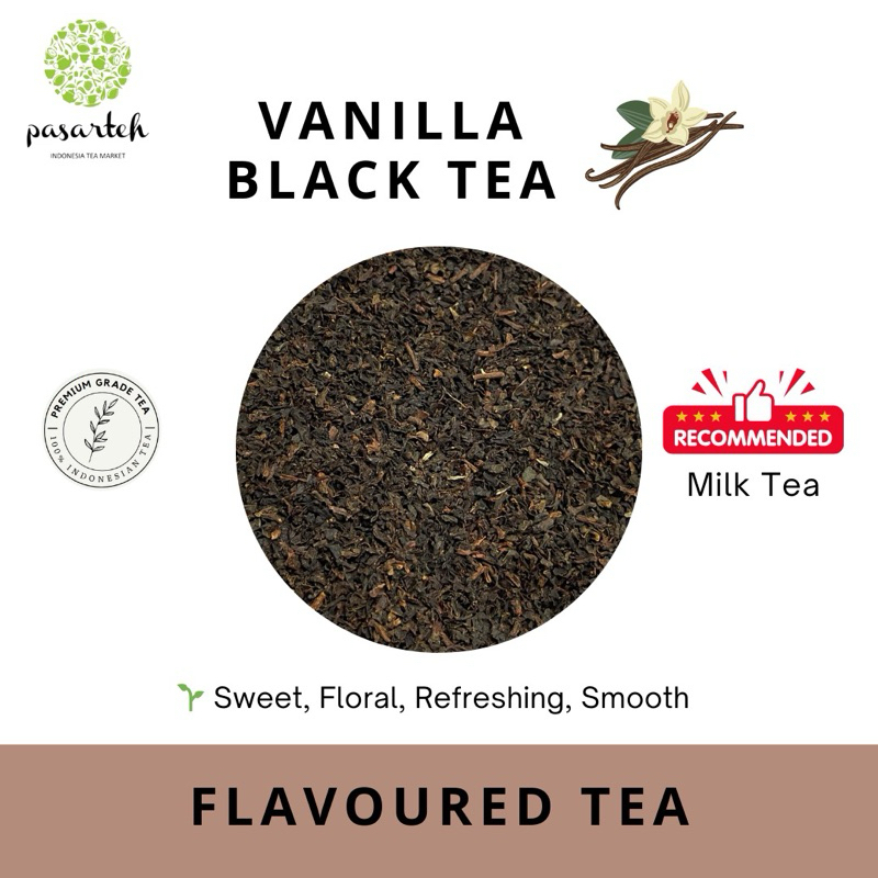 Jual [ pasarteh ] Vanilla Black Tea | Teh Rasa Vanila | Teh Rasa | Teh ...