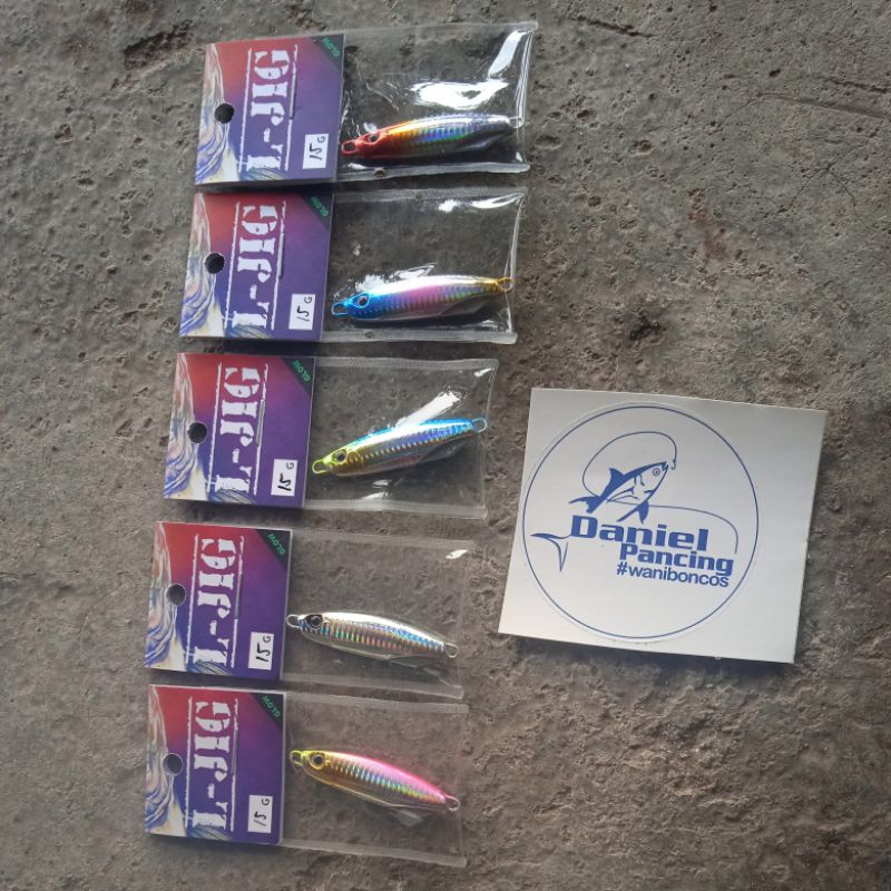 Jual metal jig L-jig 15gr (gid) | Shopee Indonesia
