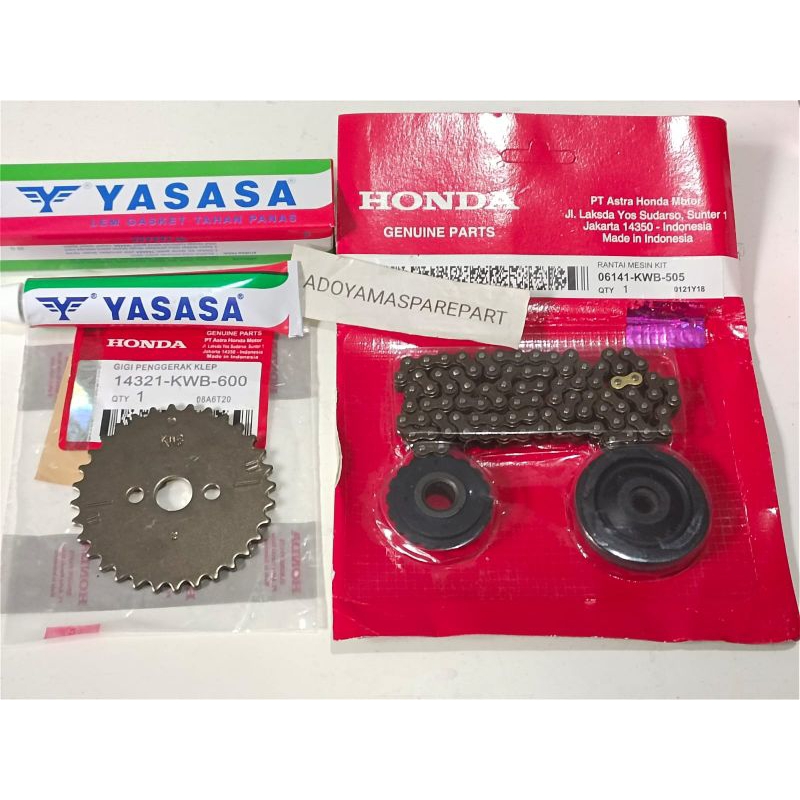 Jual RANTAI KETENG+GIGI SENTRIK+LEM HONDA REVO ABSOLUTE BLADE LAMA BLADE NEW 110 CC KARBU ...