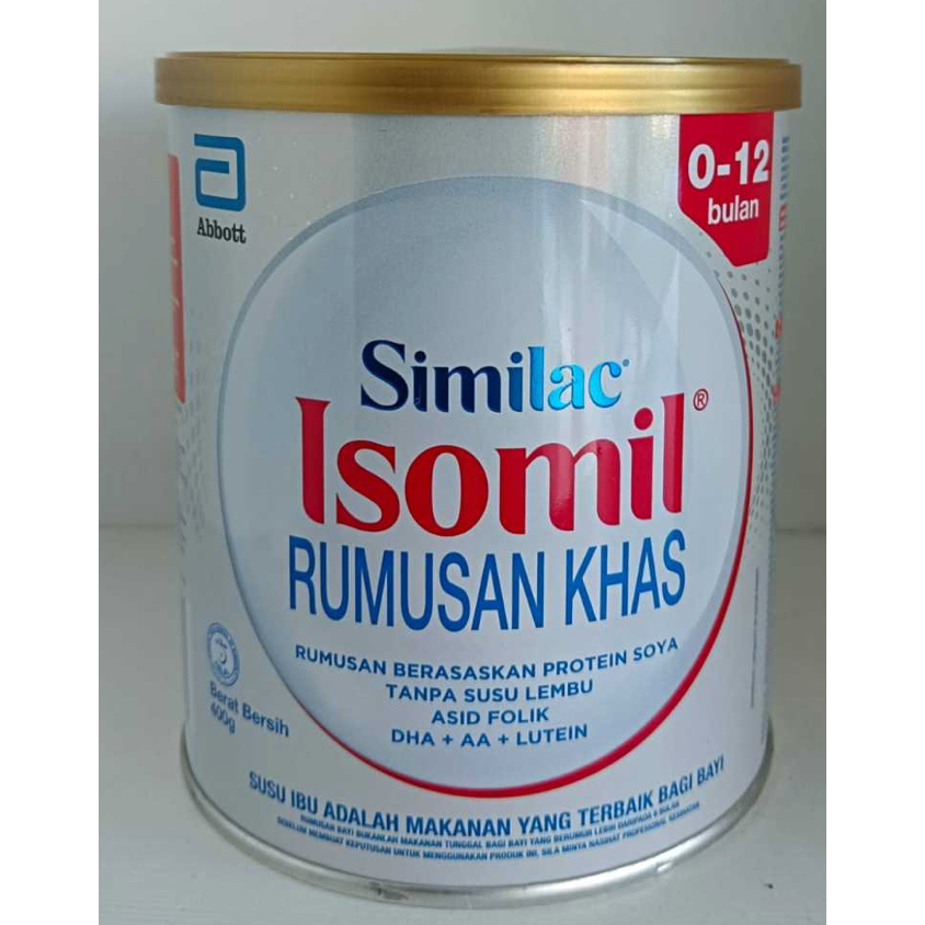 Jual Susu Isomil Plus Similac Soya Milk Powder 0-12 Bulan 400gr ...