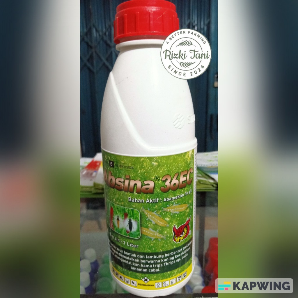 Jual ABSINA 36 EC 1 LITER INSEKTISIDA Bahan Aktif Abamektin 36 g/l ...