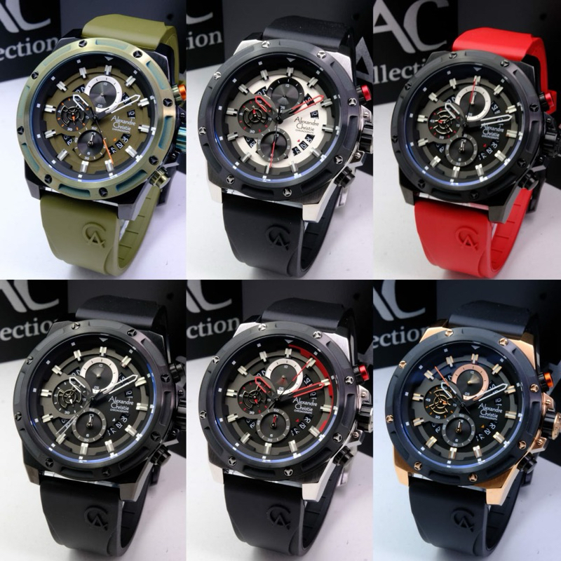 Jual [ORIGINAL100% ]JAM TANGAN PRIA ALEXANDRE CHRISTIE AC6506 / AC 6506 ...