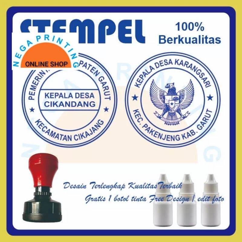 Jual STEMPEL KEPALA DESA / STEMPEL KELURAHAN / STEMPEL CUSTOM | Shopee ...