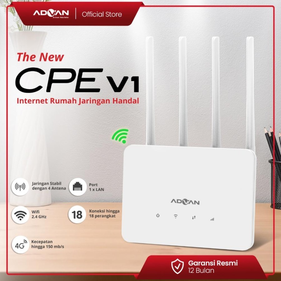 Jual Advan CPE V1 Pro modem router wifi 4G LTE unlock all operator ...