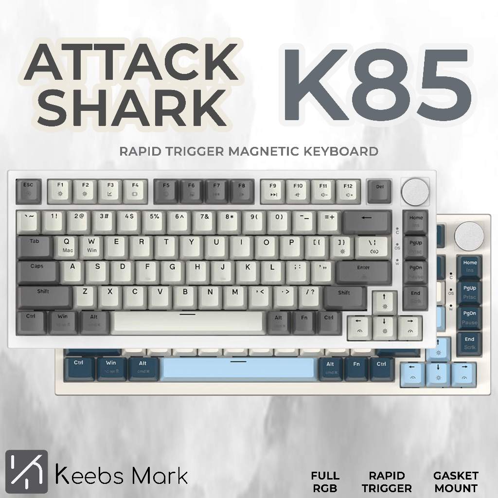 Jual Attack Shark K85 HE Rapid Trigger Magnetic Mechanical Keyboard | Shopee Indonesia