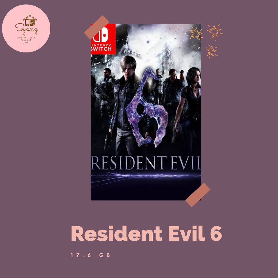 Jual KODE V3L5 Resident Evil RE 6 Nintendo Switch Triple Pack | Shopee ...