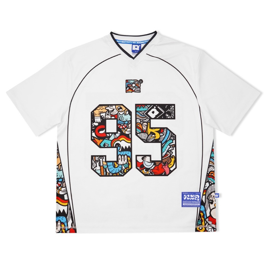 Jual RZQ / 95 / Number Series / Jersey / Streetwear / Oversize / Music ...
