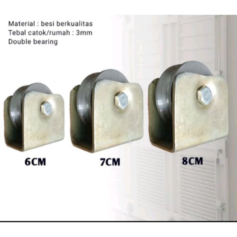 Jual Roda pagar besi super | Shopee Indonesia