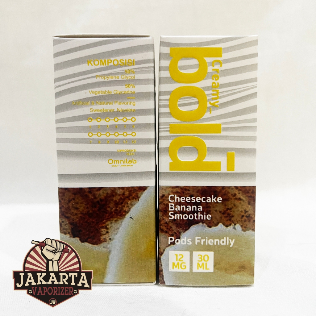 Jual PODS FRIENDLY BOLD CREAMY CHEESECAKE BANANA SMOOTHIES 30ML 12MG BY ...