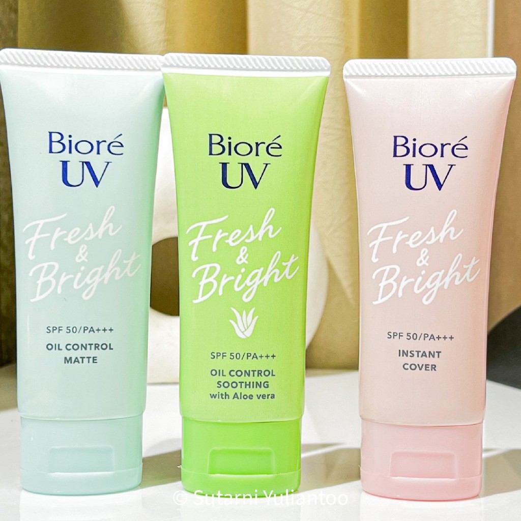 Jual BIORE UV FRESH & BRIGHT SPF 50 PA+++ 30G | Shopee Indonesia