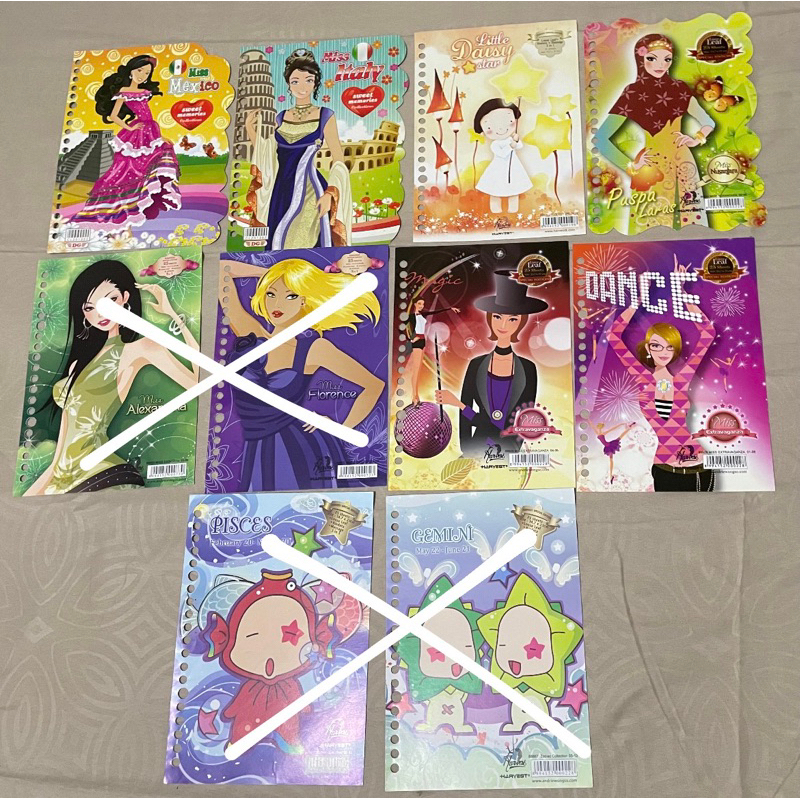 Jual [MINIMAL 5 PCS] Kertas Binder Harvest Miss Diva Putri Horoscope ...