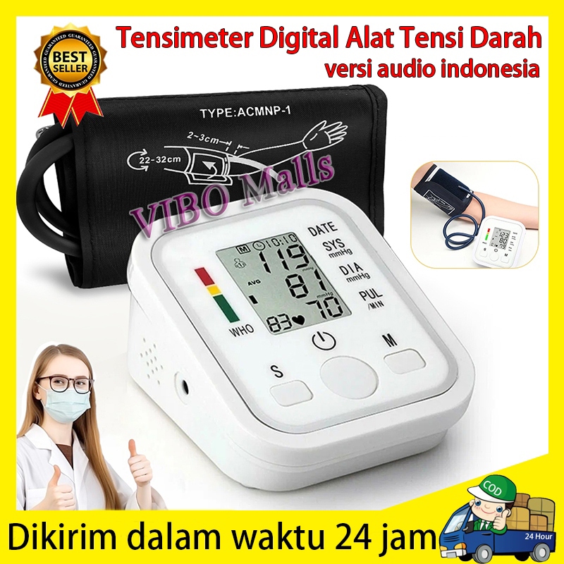 Jual [Versi Audio Indonesia] Alat cek pengukur tekanan tensi darah ...