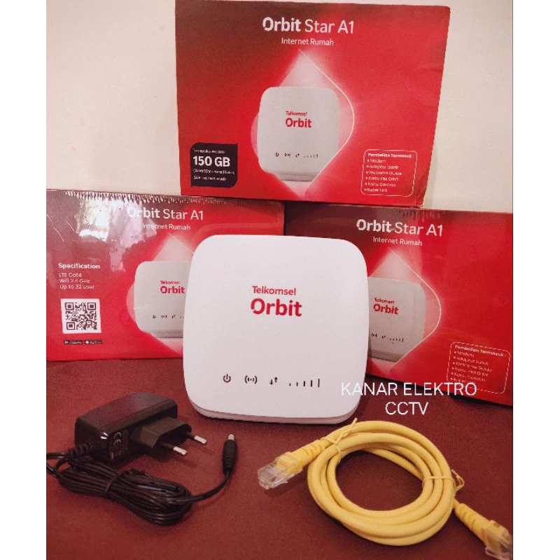 Jual Modem Router WiFi Orbit A1 Free Kuota 150GB Telkomsel | Shopee ...