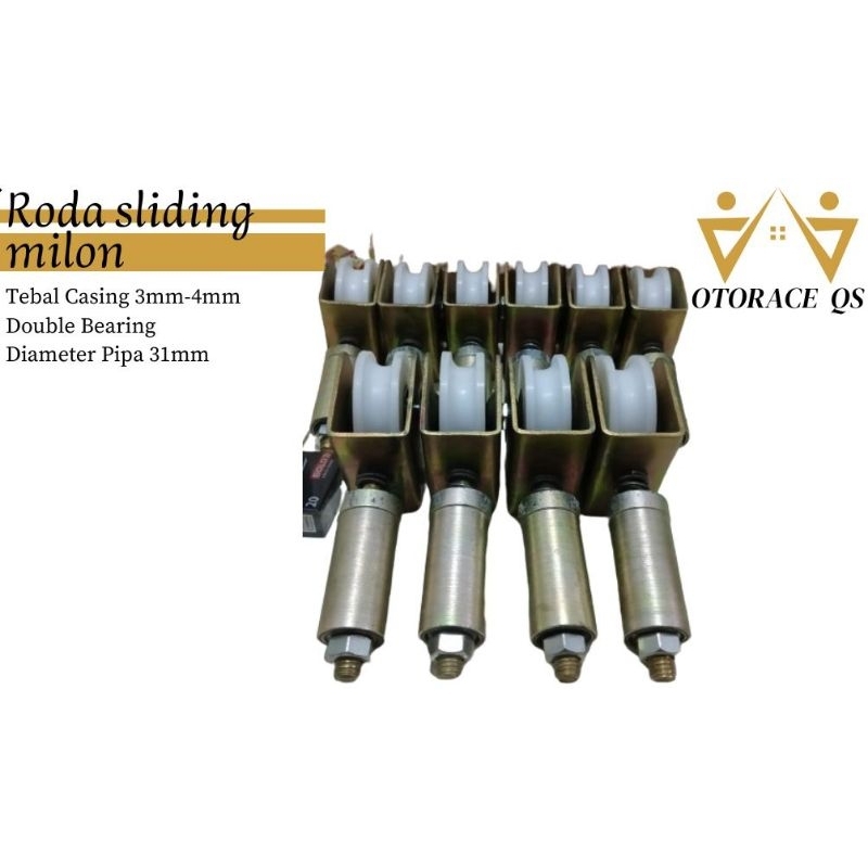 Jual RODA PAGAR SLIDING NILON 6cm,7cm,8cm SIAP PASANG | Shopee Indonesia