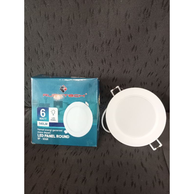 Jual Lampu Downlight LED RUBYTECH BULAT 6WATT | Shopee Indonesia