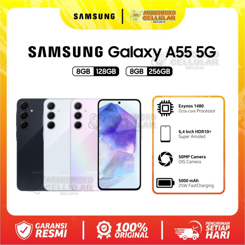 Jual SAMSUNG A55 5G (8/256GB) & (12/256GB) | GARANSI RESMI | Shopee ...