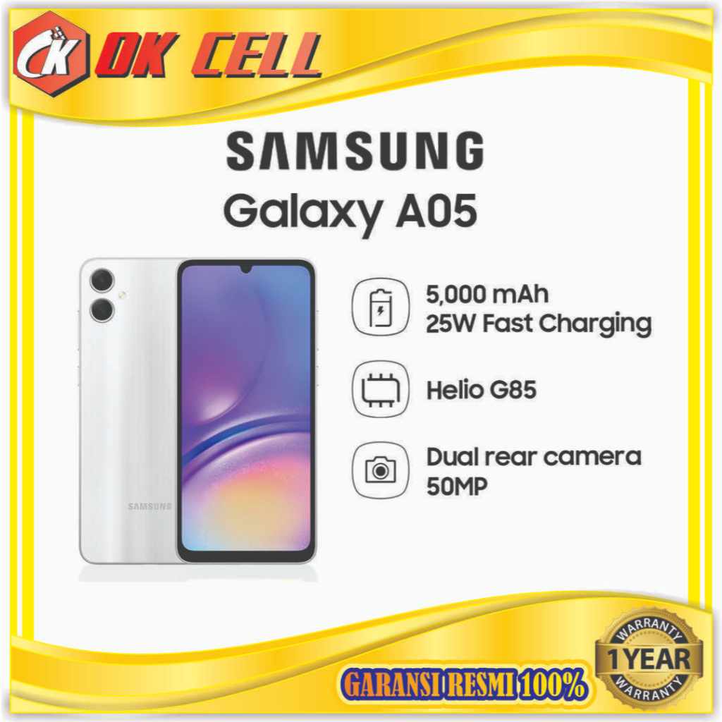 Jual Samsung galaxy a05 ram 6/128gb garansi resmi | Shopee Indonesia