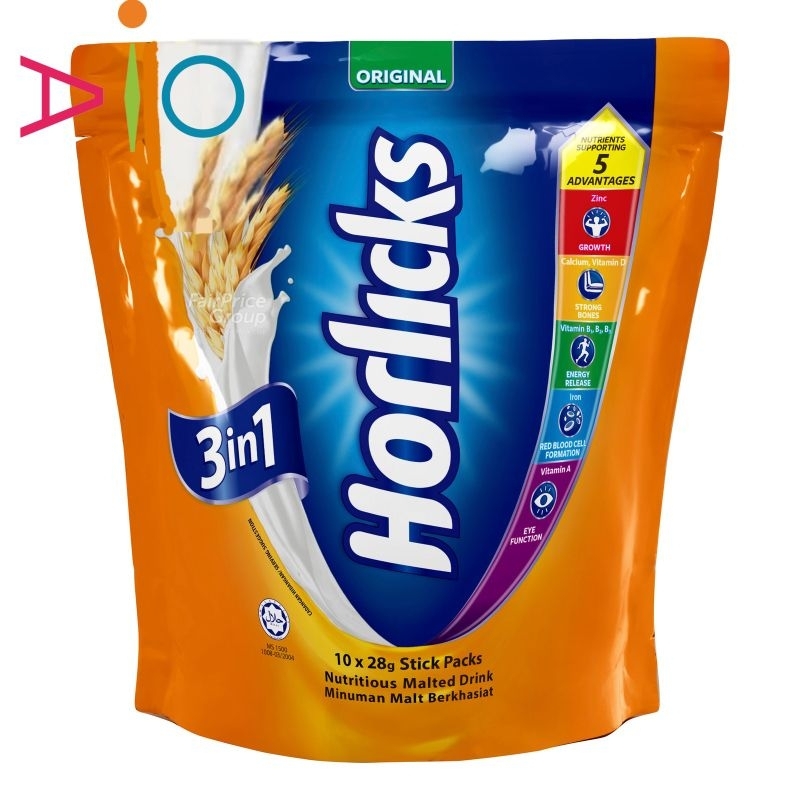 Jual Horlicks 3in1 Nutritious Malted Drink Original (10 x 28g ) | Shopee Indonesia
