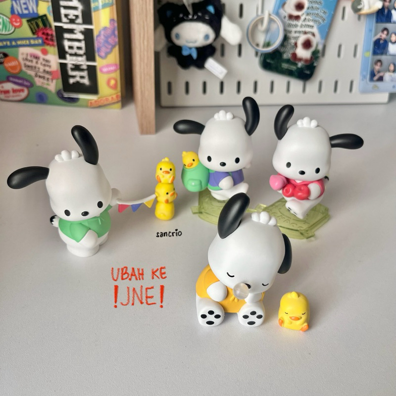 Jual blind box miniso x sanrio pochacco school is fun mini figure ...