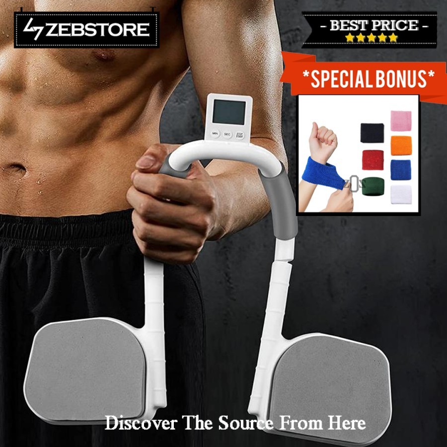 Jual Alat Latihan Trainer Push Up Stand Timing Plank Board Gym Fitness ...