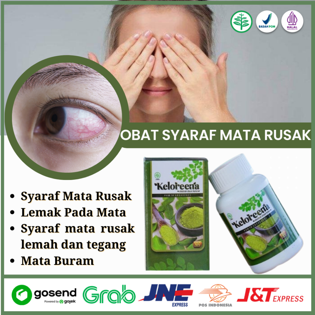 Jual Obat Saraf Syaraf Mata Rusak, Putus, Bengkak, Lemah, Kejepit ...