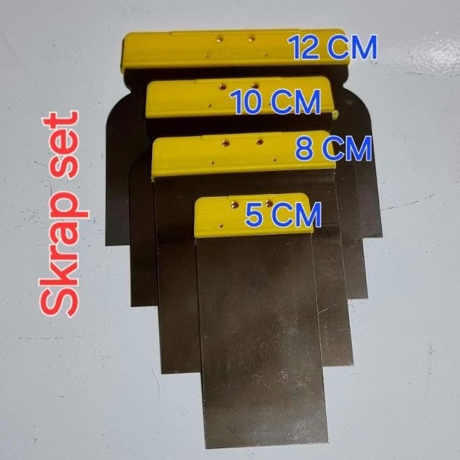 Jual Kape besi skrap. set Prima by Ace oldfield 5 8 10 12 cm | Shopee ...