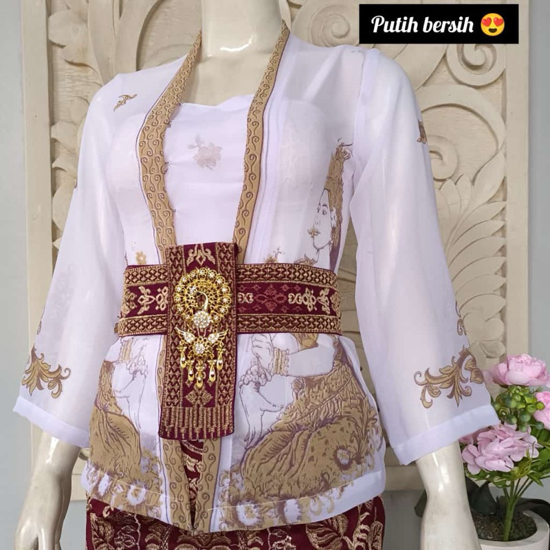 Jual kebaya lukis janger | Shopee Indonesia