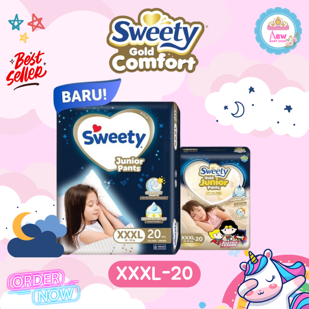 Jual Sweety Gold Junior Pants XXXL-20 Popok Sekali Pakai Tipe Celana ...