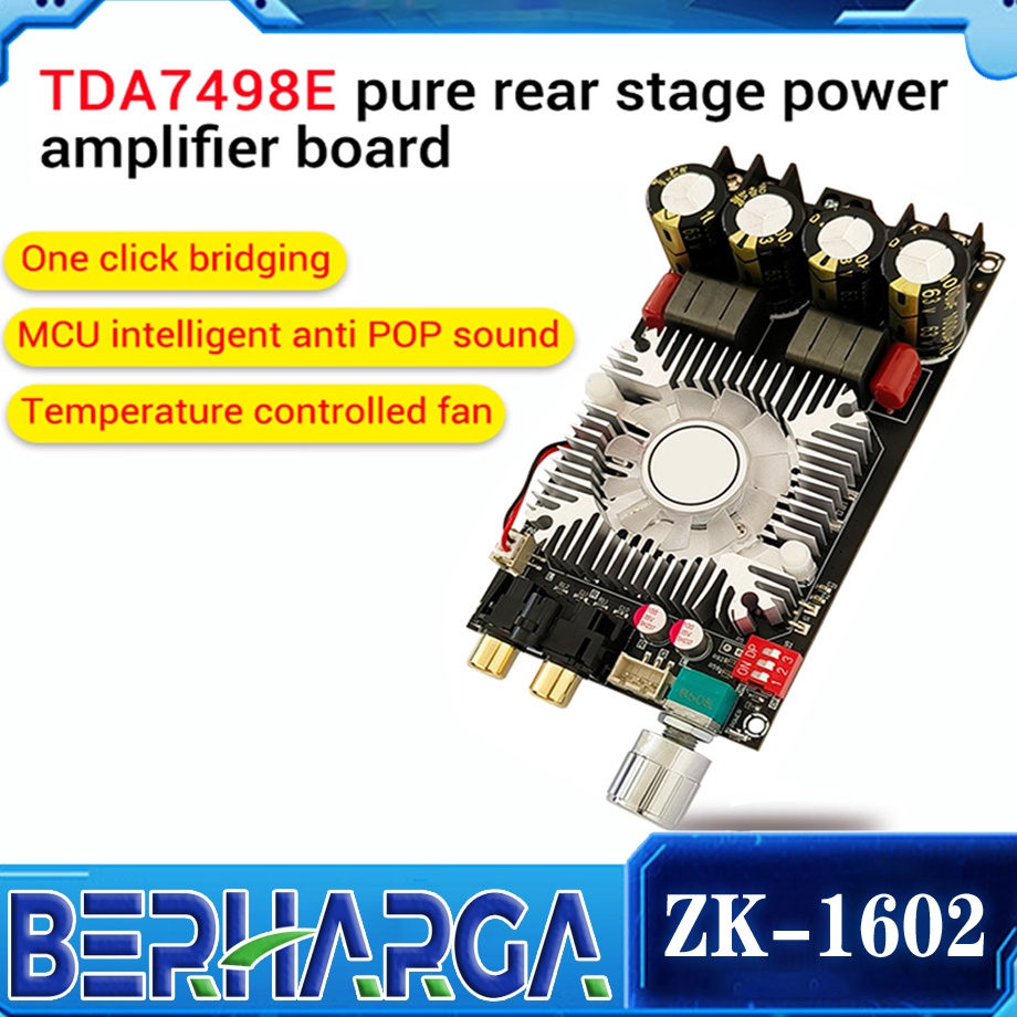 Jual COD Stok TersediaBERHARGA ZK162 TDA7498E pure postlevel digital power amplifier board ...