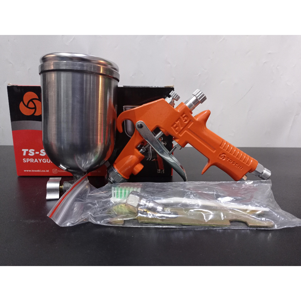 Jual TOSEKI SPRAY GUN F75 - ALAT SEMPEROT CAT TABUNG ATAS | Shopee ...