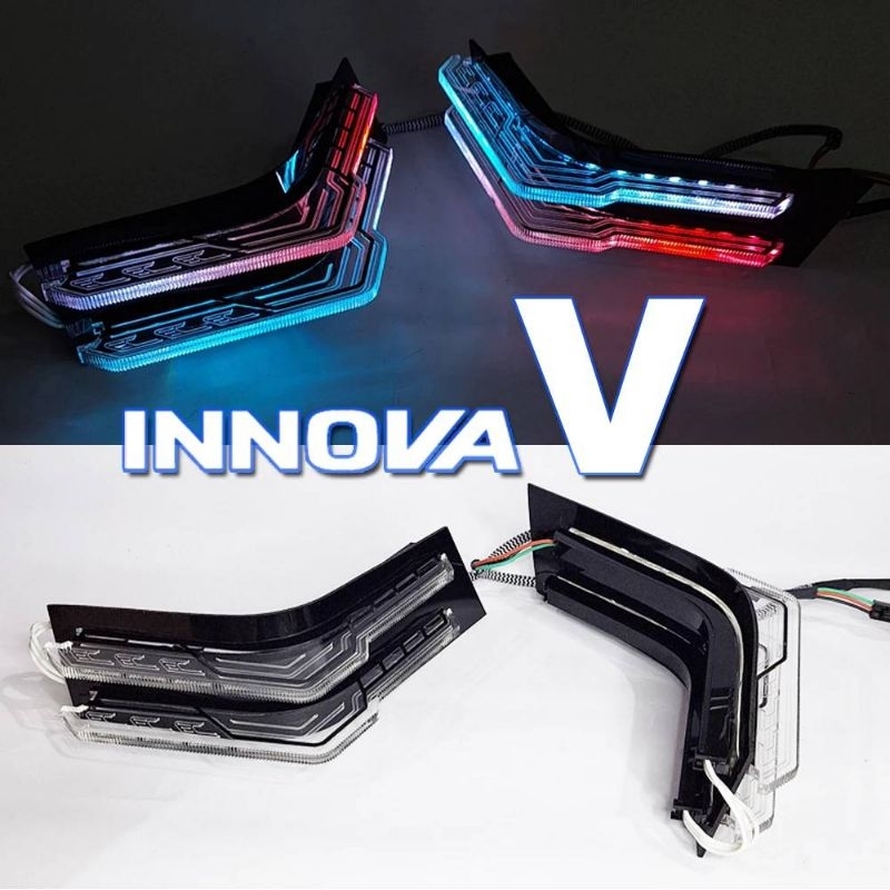 Jual DRL Lazy 3D Slim Frame Custom Innova Reborn Venturer Type V WRGB ...