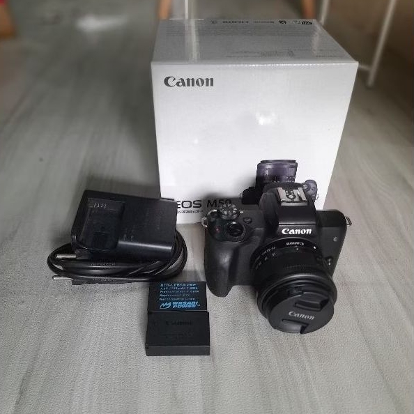 Jual CANON EOS M50 + LENSA KIT | Shopee Indonesia