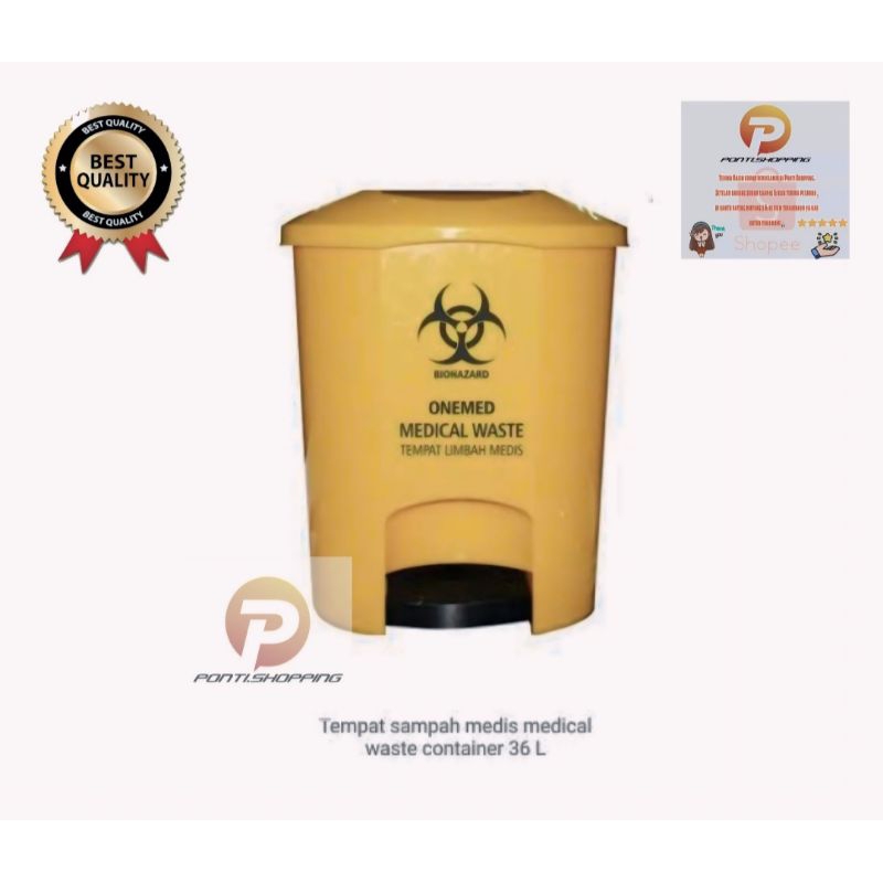 Jual TONG SAMPAH MEDIS ONEMED/TEMPAT SAMPAH MEDIS PLASTIK | Shopee ...