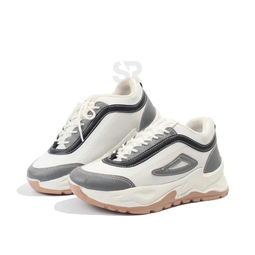 Jual SR Sepatu Sneakers Wanita Korea Kpop Trend Ootd Round Toe | Shopee ...