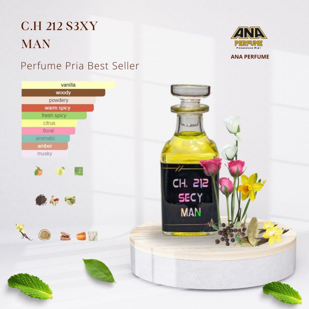 Jual ANA PERFUME 212 S3XY MAN INSPIRED PARFUM COWOK | Shopee Indonesia