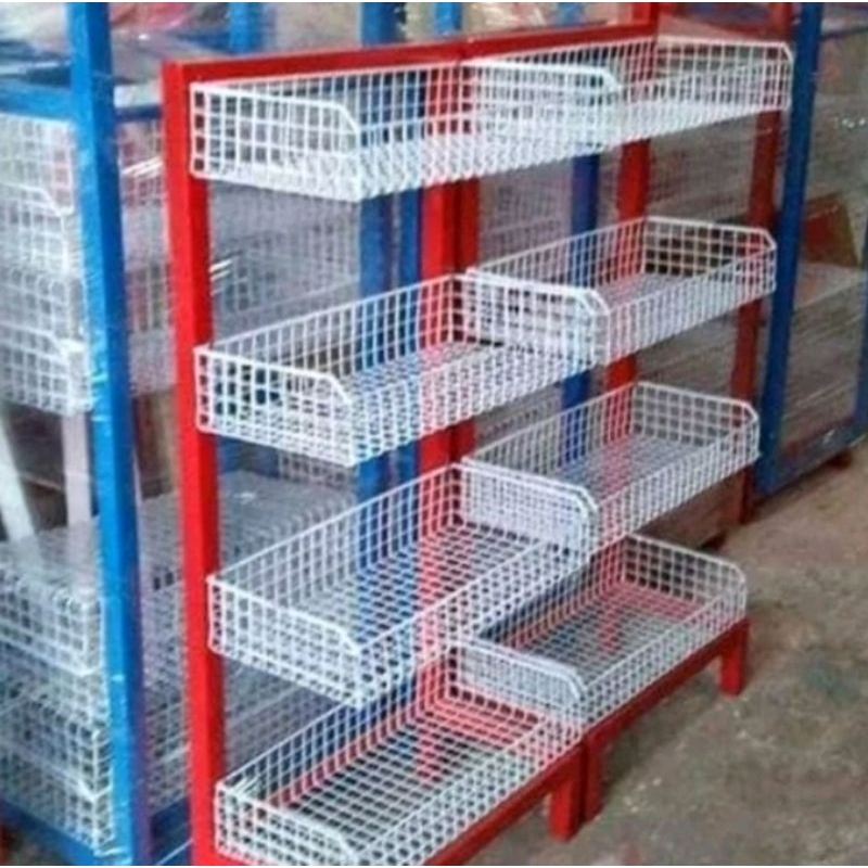 Jual rak ciki Snack rak warung 4 susun termurah | Shopee Indonesia