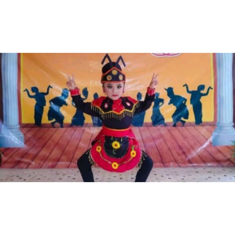 Jual [alkana.acc] XS S M set kostum tari semut | Shopee Indonesia