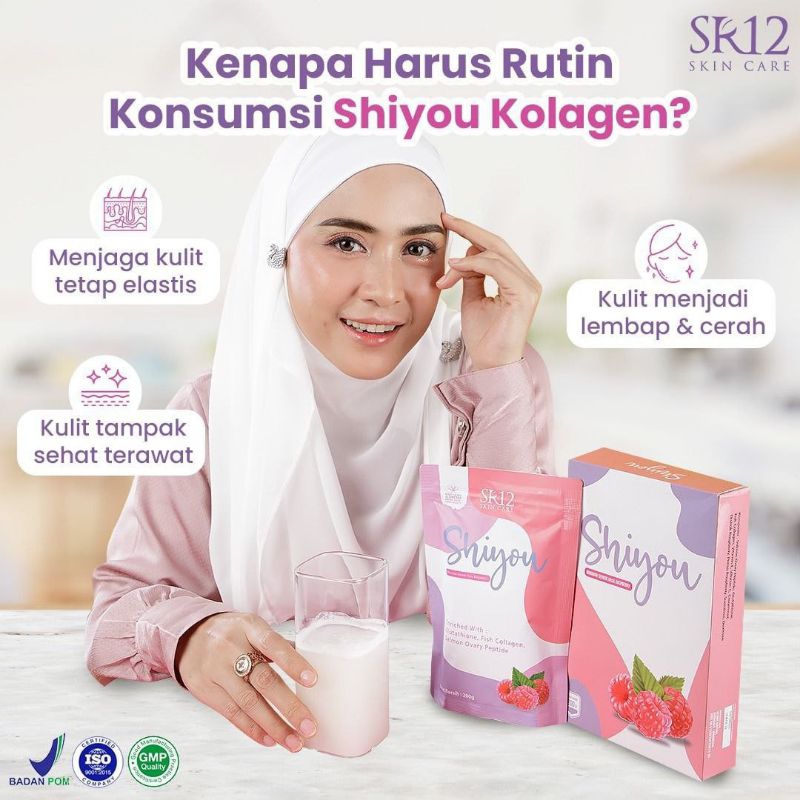 Jual SHIYOU MINUMAN COLLAGEN SR12 ( minuman yang mengandung kolagen, glutathione, ekstrak berry ...