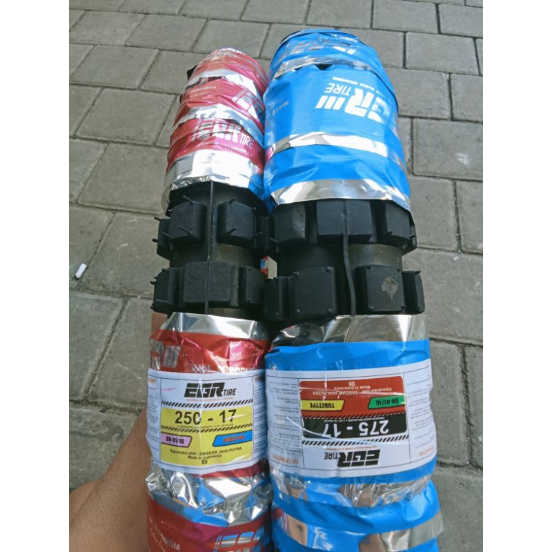 Jual BAN MOTOR MEREK EGR, MODEL CROSS. RING 17. UKURAN 2.50 , 2.75 ...