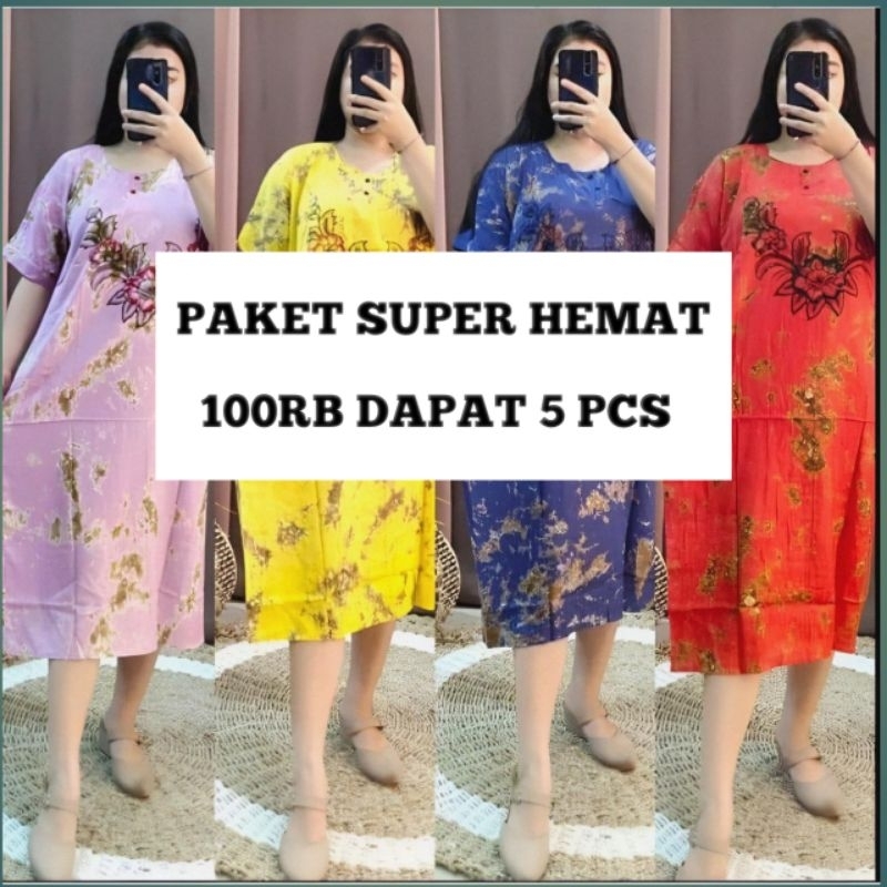 Jual [Paket 5 Pcs] Daster Barong Bali Kekinian Rayon 100rb dapat 5 ...