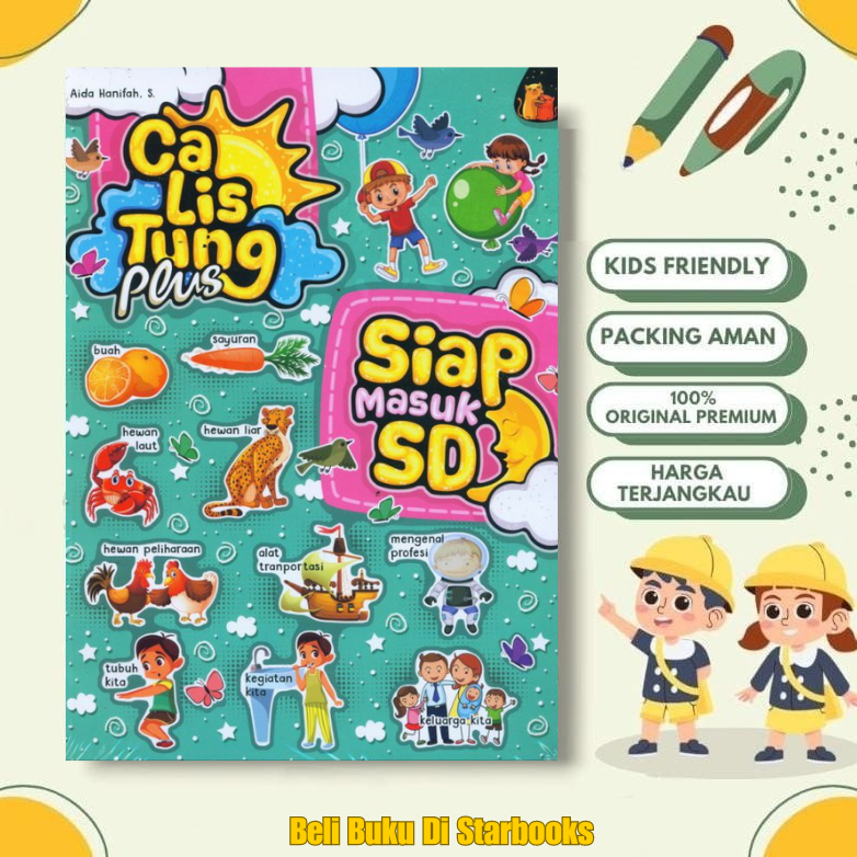 Jual BUKU CALISTUNG SIAP MASUK SD BELAJAR MENULIS HURUF DAN ANGKA BEST ...