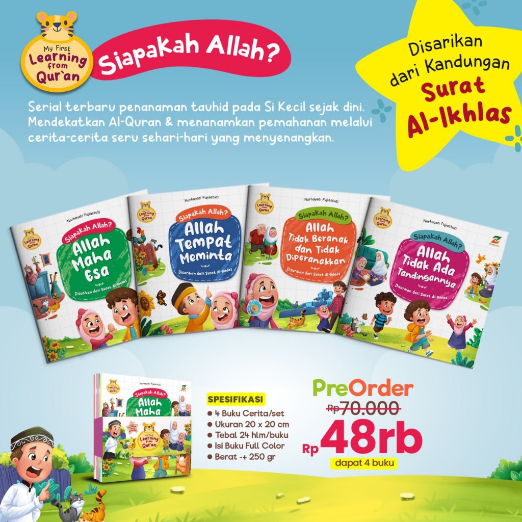 Jual ZIYADBOOKS MY FIRST LEARNING FROM QURAN Siapakah Allah official buku anak muslim islami ...