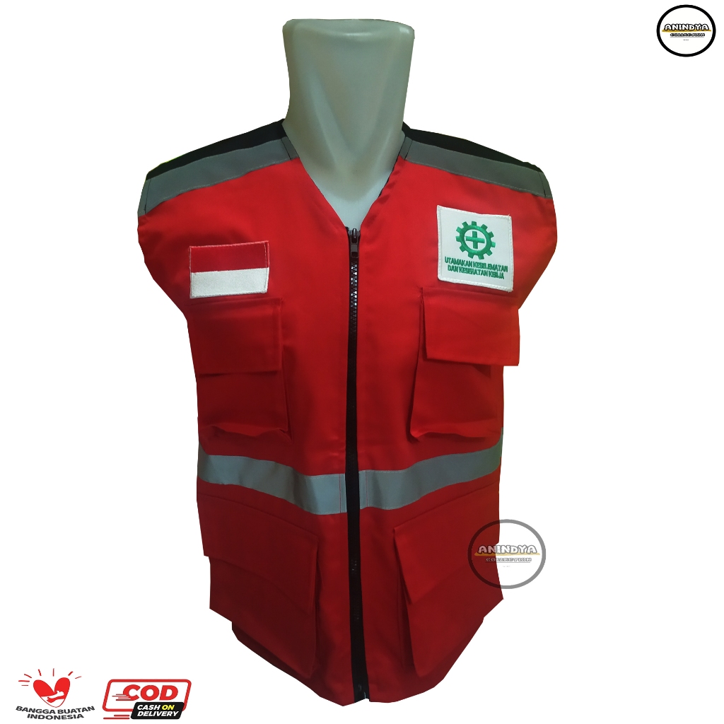 Jual Rompi Safety First/K3, Rompi lapangan, Rompi proyek, Rompi Dinas ...