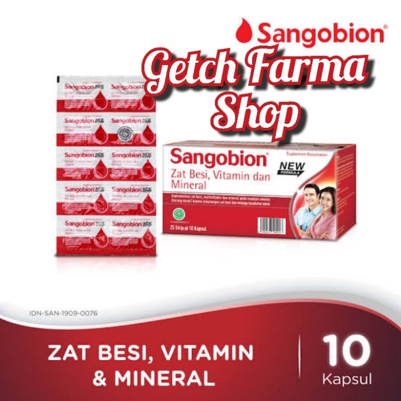 Jual Sangobion Vita Tonik Syrup Multivitamin Dan Zat Besi 250ml ...