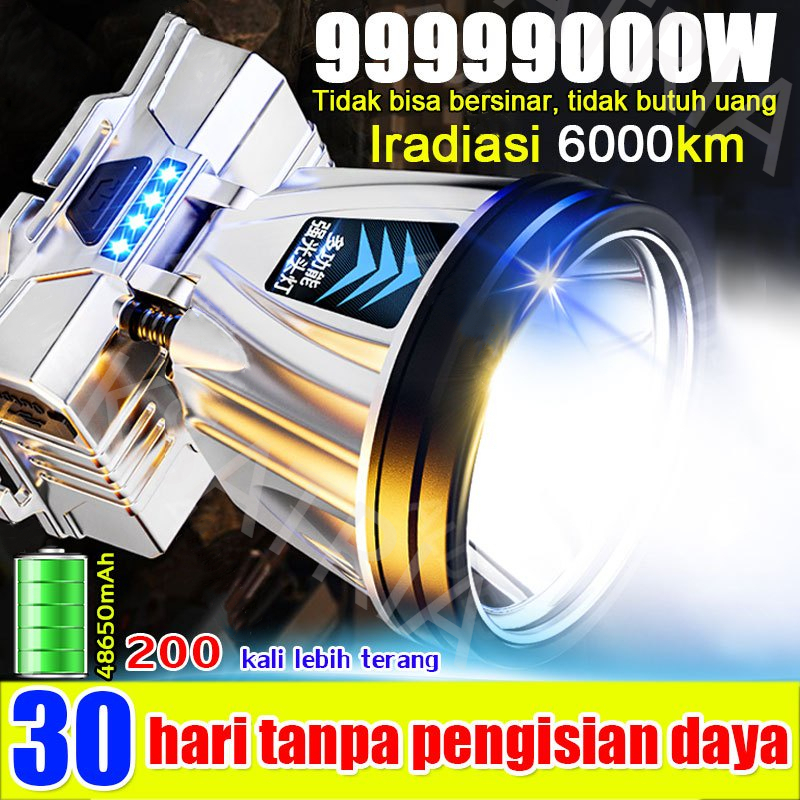 Jual Lampu Depan Luar Ruangan 500 Watt Senter Kepala Super Terang Lampu Depan Sorot Tinggi ...