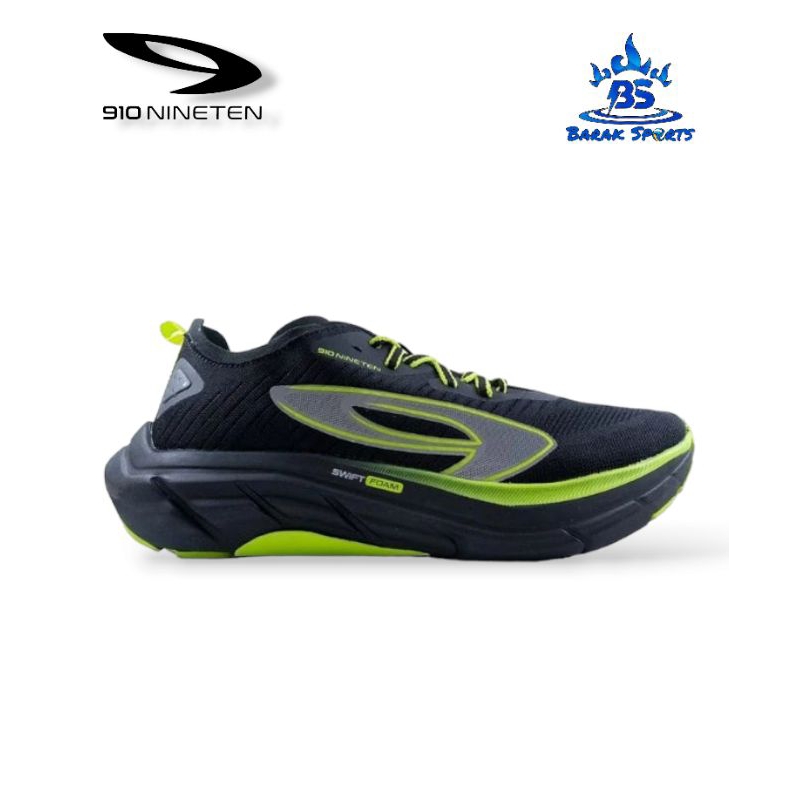 Jual 910 Nineten Original HIROSHI RN-LITE - HITAM / HIJAU NEON, Sepatu ...