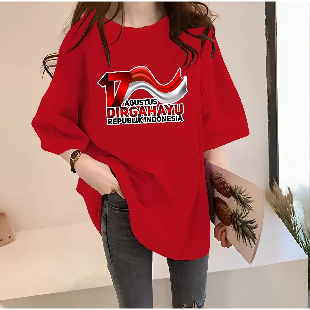 Jual Kaos Oversize 17 AGUSTUS Dewasa/ Kaos Distro HUT RI 79 KEMERDEKAAN INDONESIA/KAOS GARUDA ...