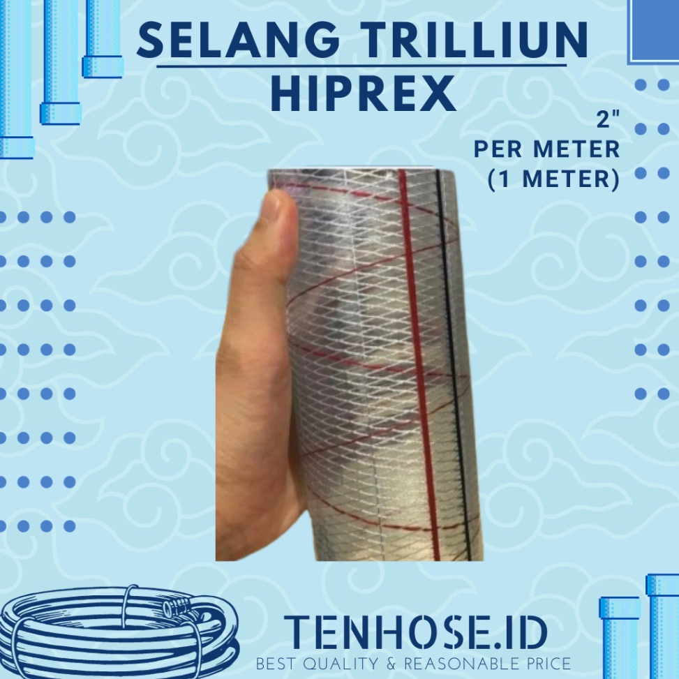 Jual KyD Selang Air Serat Benang Trilliun 2 Inch Eceran Harga Per Meter Tebal Anti Tekuk Air ...