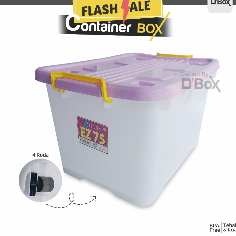Jual Best ONGKIR Box Kontainer Besar Jumbo Plastik CB 75 Liter Dengan ...