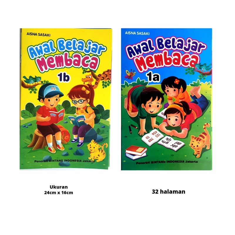 Jual Buku Awal Belajar Membaca 1A - 1B / Buku Edukasi Belajar Anak ...